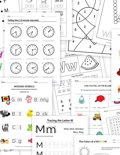 Numbers 1-30 – Before & After Counting Worksheets